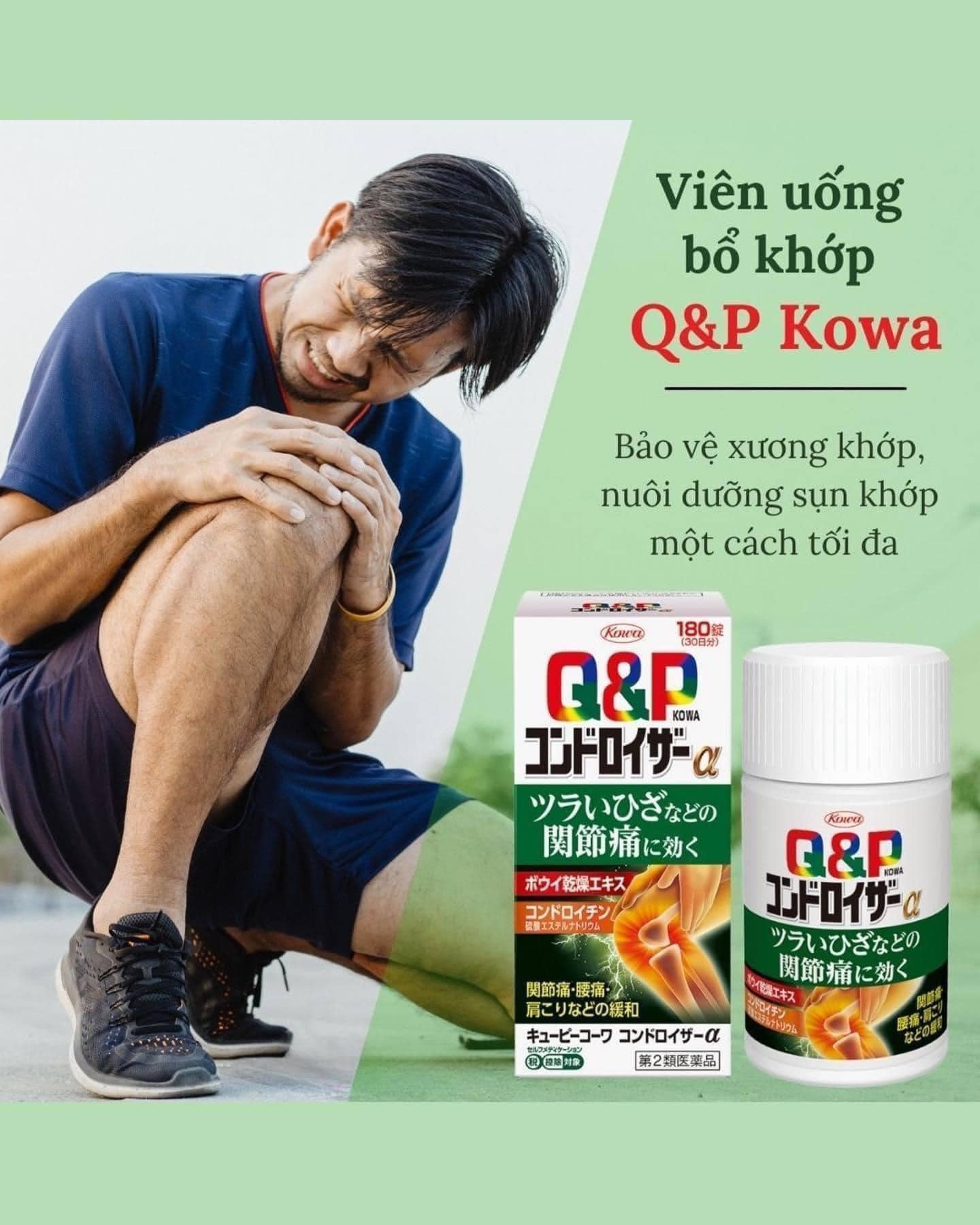 Viên uống bổ khớp QP Kowa 180 viên của Nhật Bản
